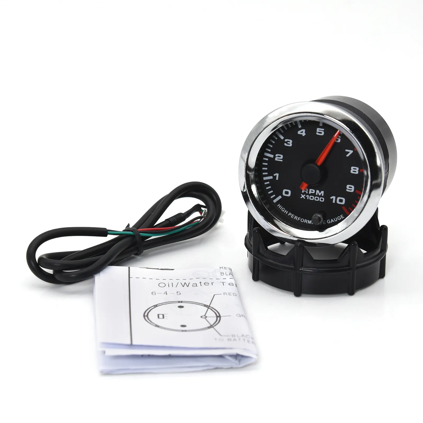 DHgate.com:7-Color LED Tachometer Tacho Gauge: 0~10k RPM Meter, 2" 52mm ...