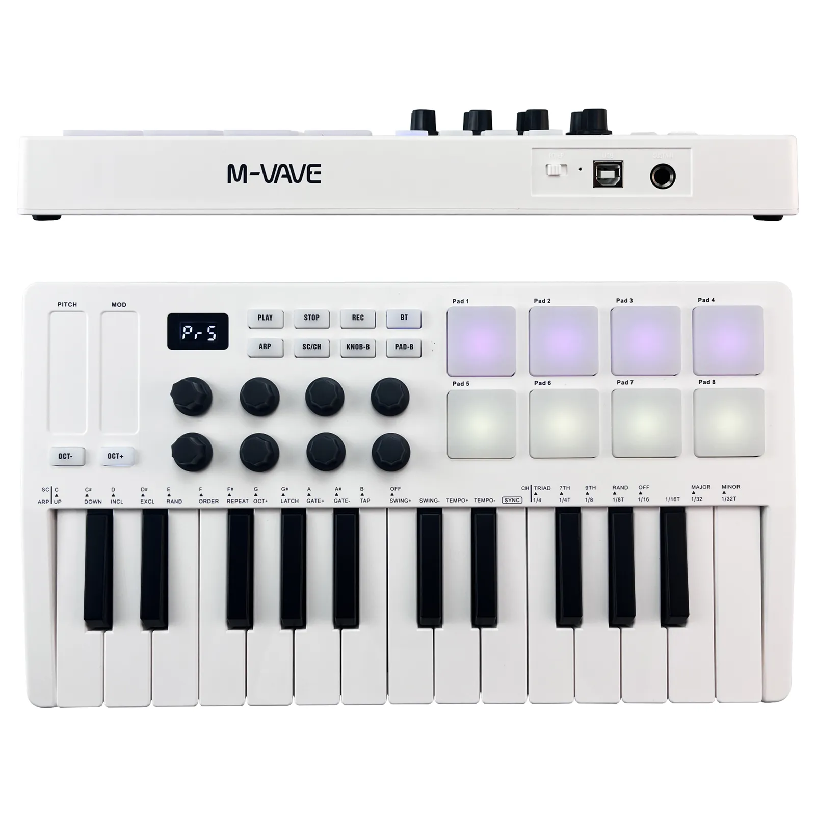 DHgate.com:25-Key USB MIDI Controller Keyboard - Portable Mini MIDI ...