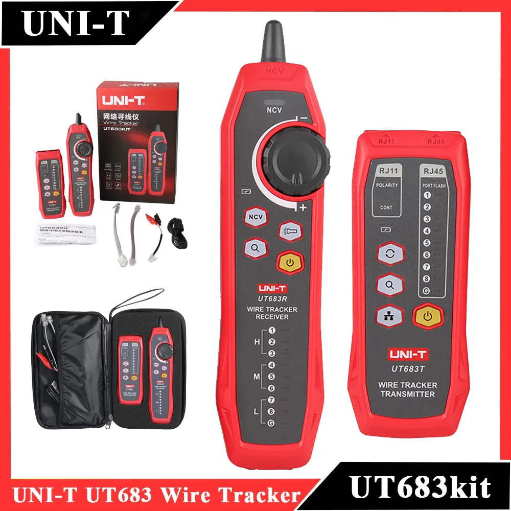 Ethernet Tester Tool & Electric Wire Finder Kit: Intelligent Cable ...