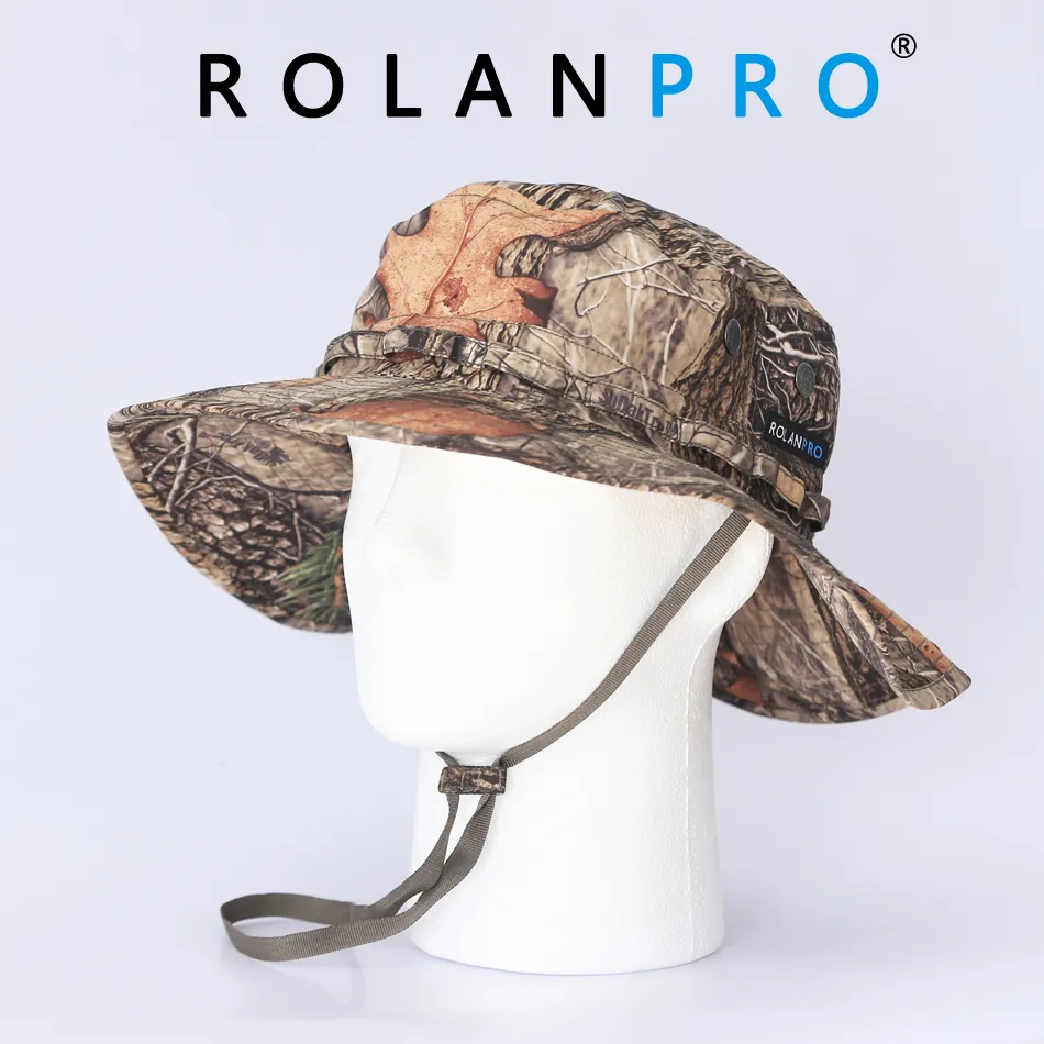 ROLANPRO Tactical Airsoft Sniper Bionic Camouflage Round-Brimmed c hat ...