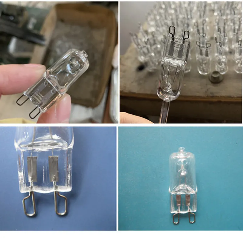 HoneyFly G9 Dimmable Halogen Bulb 220V 42W 28W Clear Crystal Quartz ...