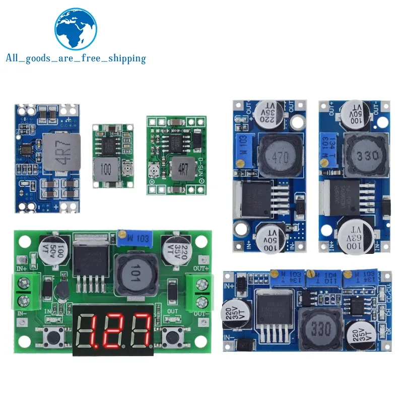 Adjustable DC DC LM2596S Input 4V 35V Output 1.23V/30V Step Down Arduino Power Supply Module ...