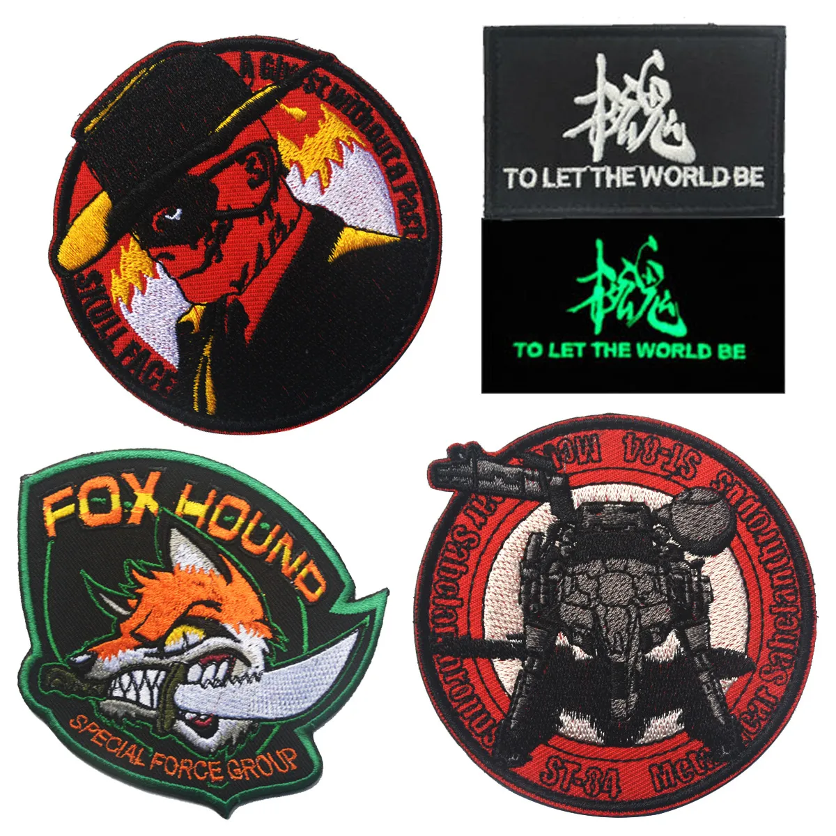 DHgate.com:Foxhound Emblem Patch - Metal Militaria Fox Hound Group ...