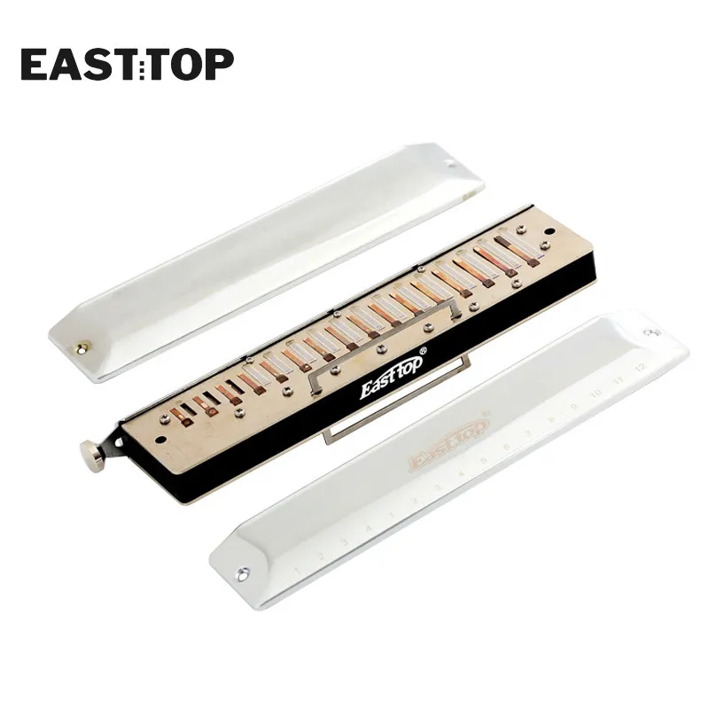 DHgate.com:EASTTOP T16-64 16-Hole 64-Tone Chromatic Harmonica, ABS Comb ...