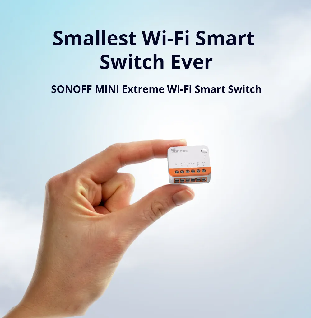 Sonoff Mini R4 Extreme WiFi Smart Switch External... From Ddmyearth ...