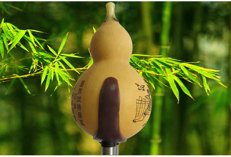 Black Bamboo Hulusi Flute: Professional Calabash Flute For Folk Music ...