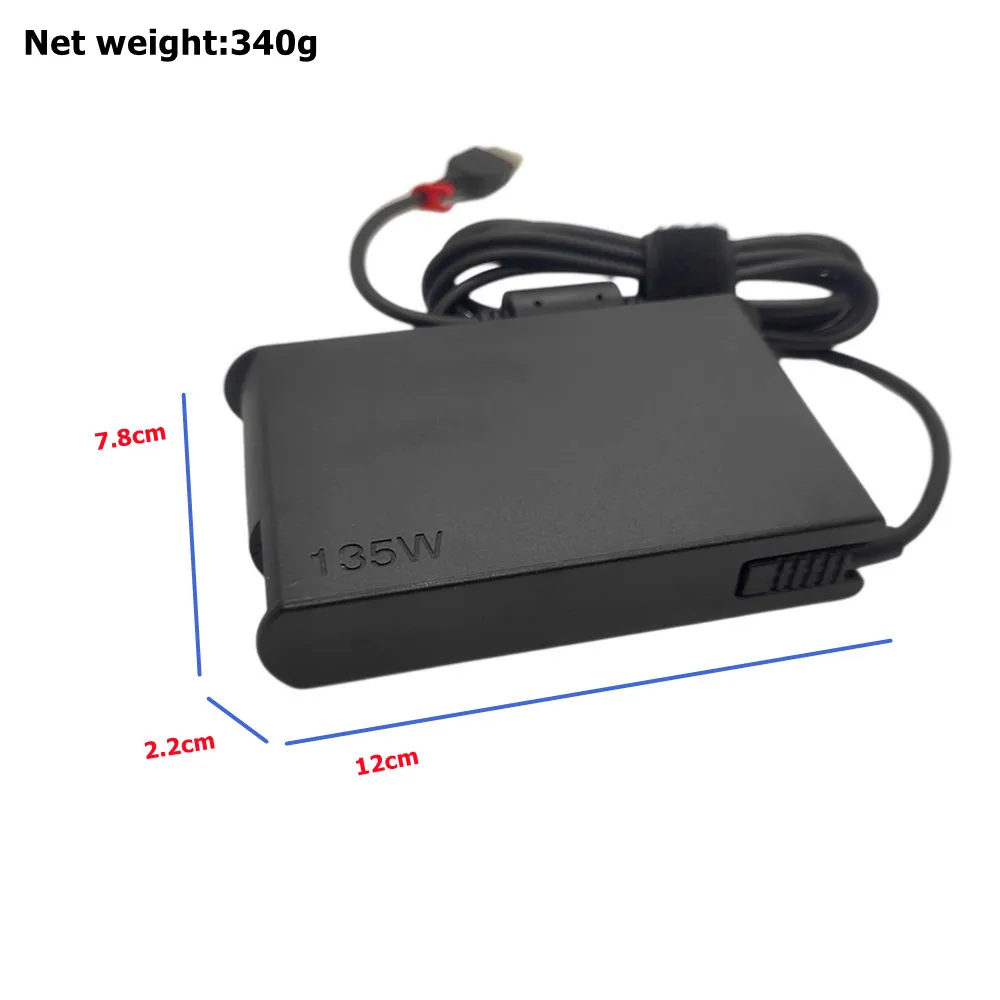 135W USB C Captop Charger لـ Lenovo ThinkPad P51 ، P52 ، S5 ، R720 ...