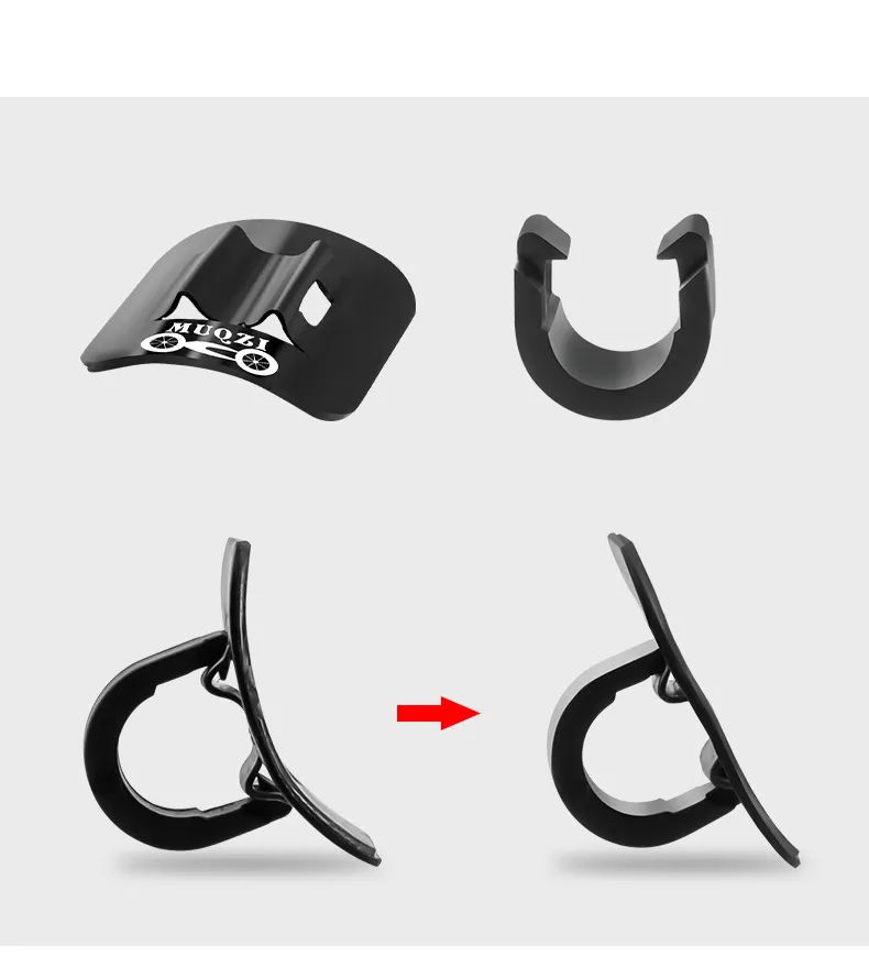 MUQZI MTB Bike Cable Guide Clip for Hydraulic Brake and Derailleur ...