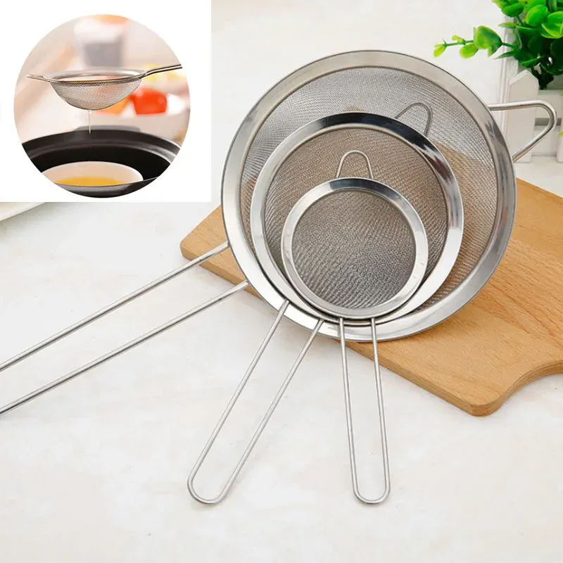 DHgate.com:Stainless Steel Fry Basket Kitchen Colander Mesh Strainer ...