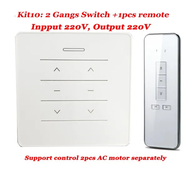 Smart Home javascript window opener Switch with AC/DC Motor, Rain/Wind ...