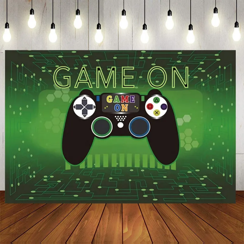 Vibrant Video Game Photo Backdrops - Perfect for Birthday Parties ...