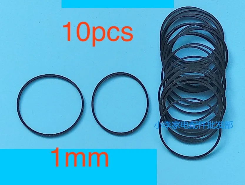 1 mm square drive belts for repeater tape recorders, cassette decks, CD ...