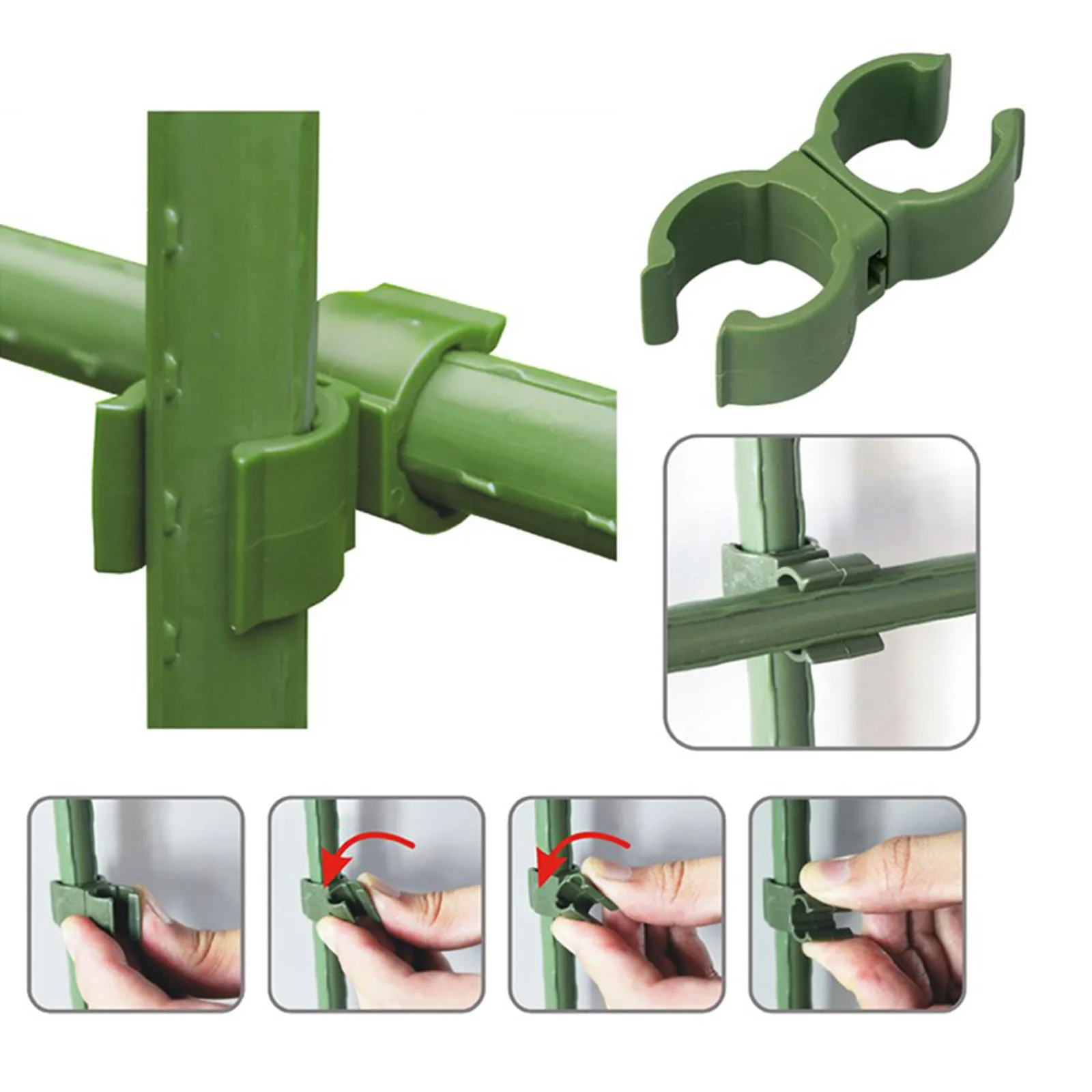 30-Piece Plant Support Clips - Fast Vine Attachment, Garden Awning ...