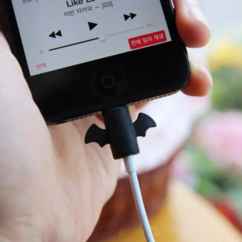 Cute Angel Simple Cable Protector Sheath for iPhone USB Charging Cable ...