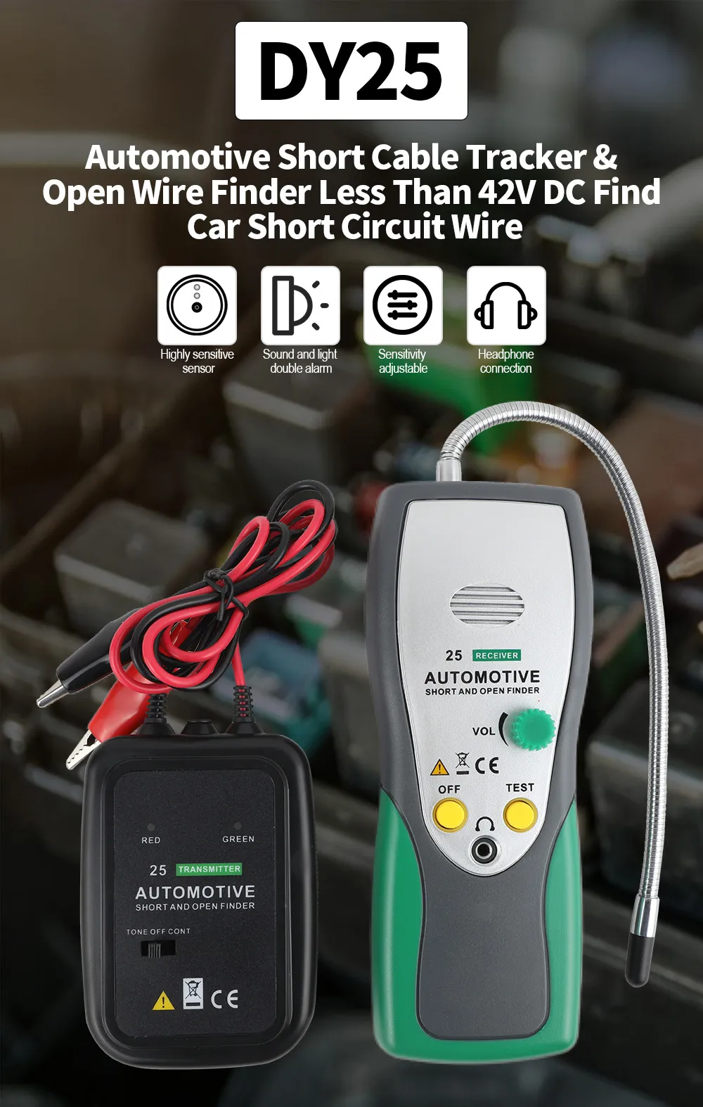 DUOYI DY25 Automotive Circuit Tester - Professional Short & Open ...