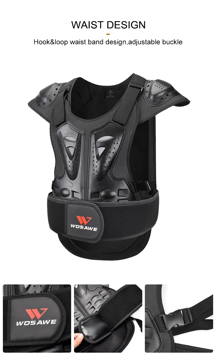 WOSAWE Motorcycle Jacket for Men with Full Body Armor Vest Protection ...