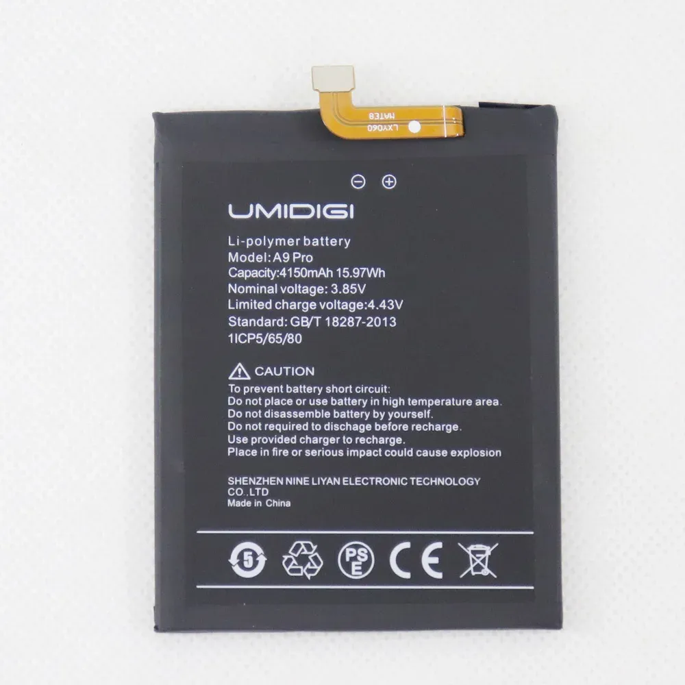 UMI A9 Pro Battery Replacement 4150mAh A9 Pro Phone Battery H9 Battery ...