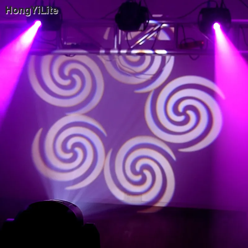 DHgate.com:Lyre LED DJ 100W Moving Head Stage Light Spot Gobo Rotating ...