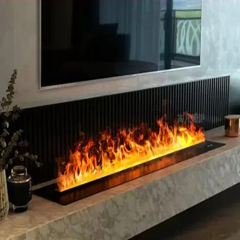 3D Steam Vapor Fireplace 1000 MM L Fake Flame Pool Water Electric Fire ...