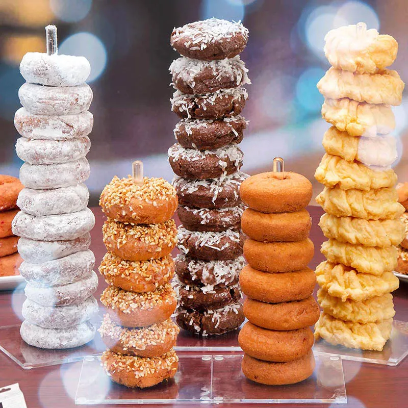 Premium Acrylic Donut Display Stand - Perfect for Weddings, Birthdays ...