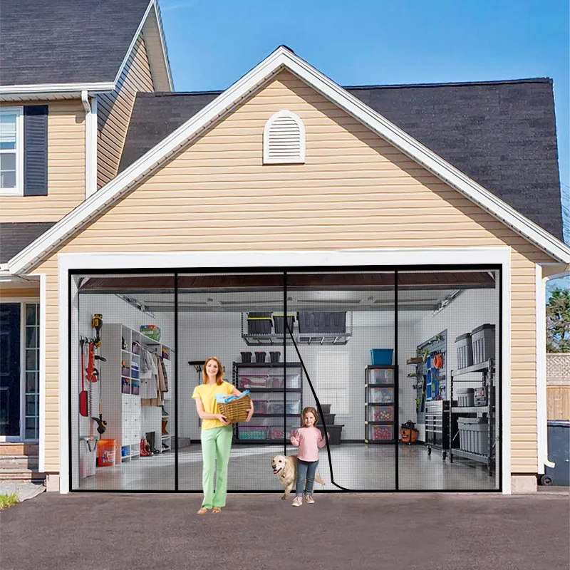 Large Magnetic Garage Door Mosquito Net: Custom Size Anti Insect Screen ...