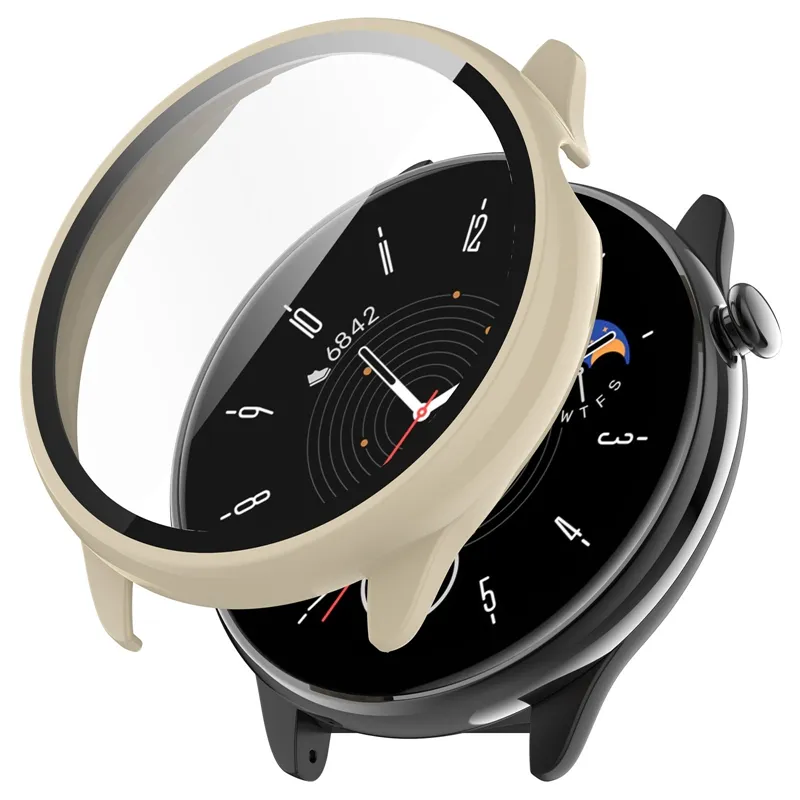 Amazfit GTR Mini GTR 4 GTR 3 Pro Watch Cover - Hard PC Case with Tempered Glass Screen Protector ...