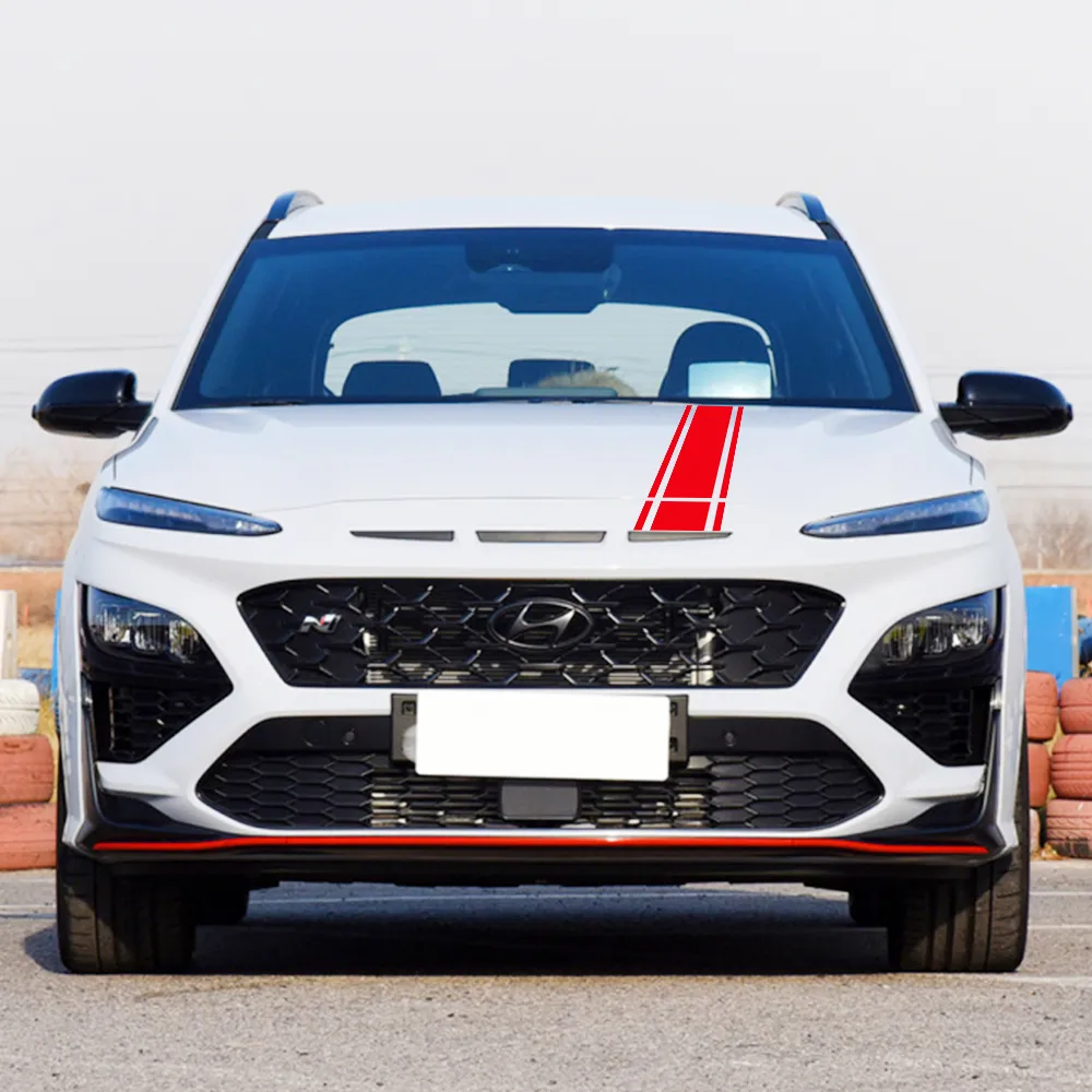 Hyundai Kona Hybrid N Line Electric Vinyl Film Sticker Kit For Hood ...