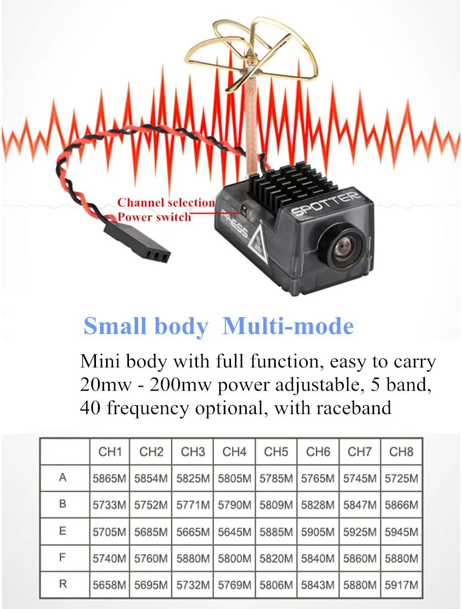 Spotter V2 Micro FPV AIO digital camera with OSD...