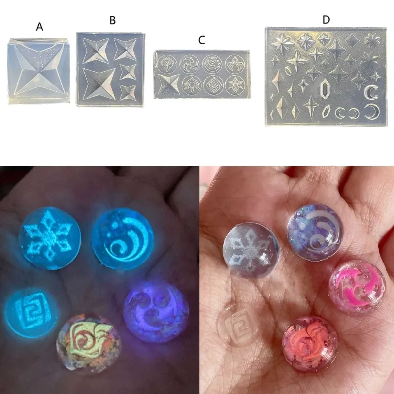 3D Epoxy Resin Casting Molds Kit for Jewelry DIY, Jewelry Making Tools ...