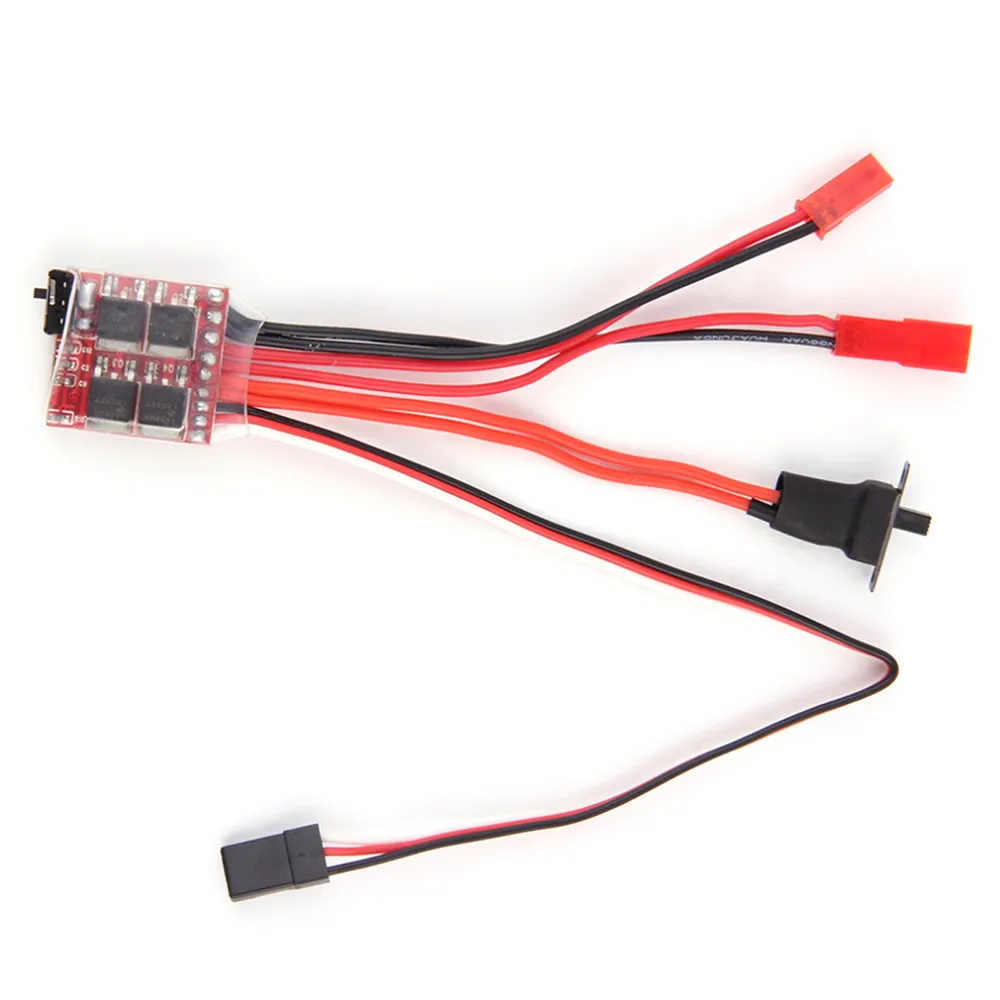 DHgate.com:Compact 20A Brushed RC Motor Micro ESC for 1/16 1/18 1/24 ...