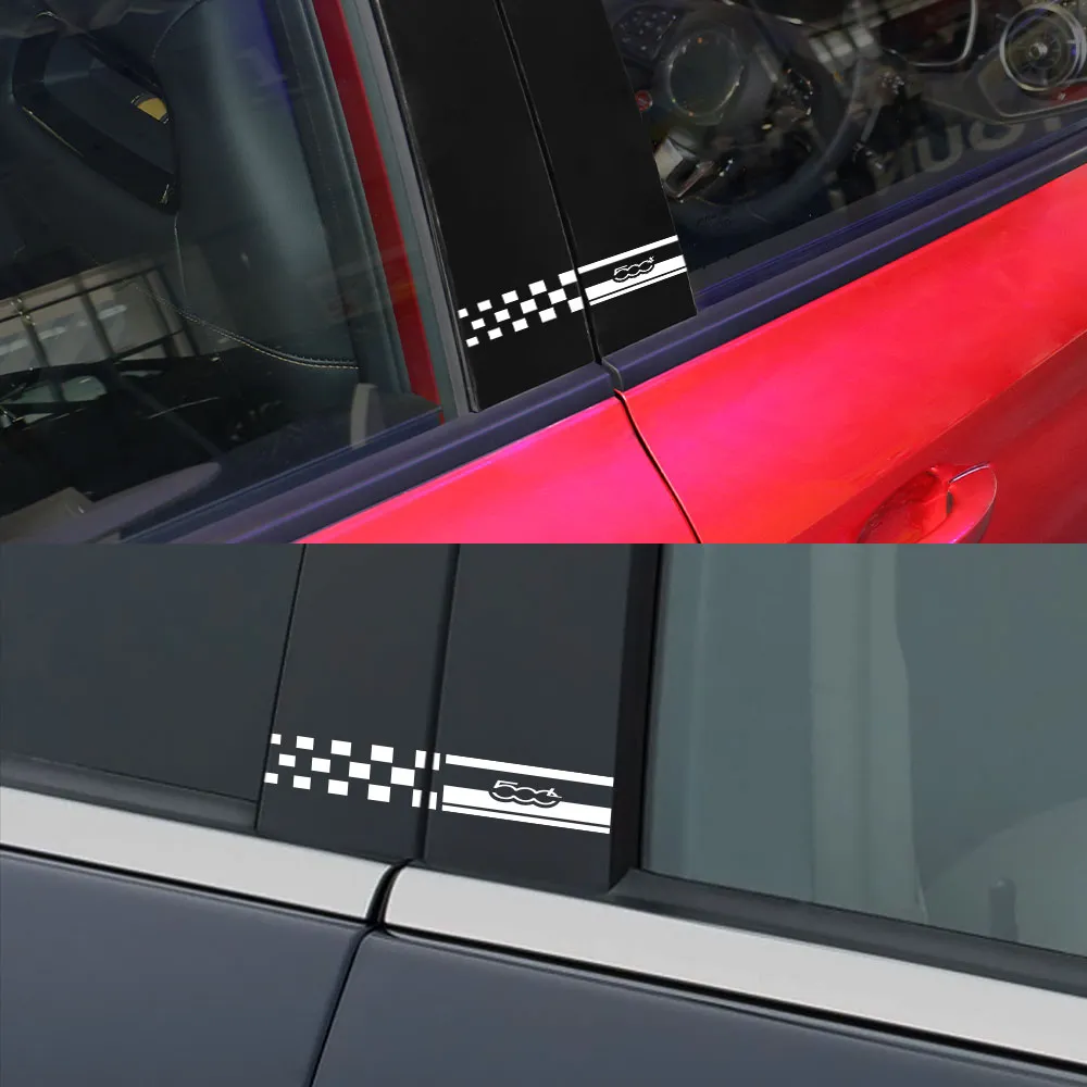 Stylish B Pillar Decals for Fiat 500 Series - Enhance Your Car's Look ...