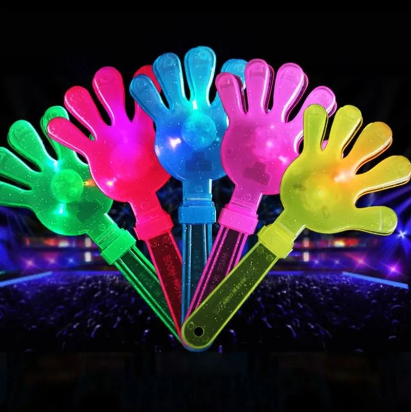 Light-Up LED Hand Clappers 12 Pack - Loud Noisemaker Clap Toys for ...