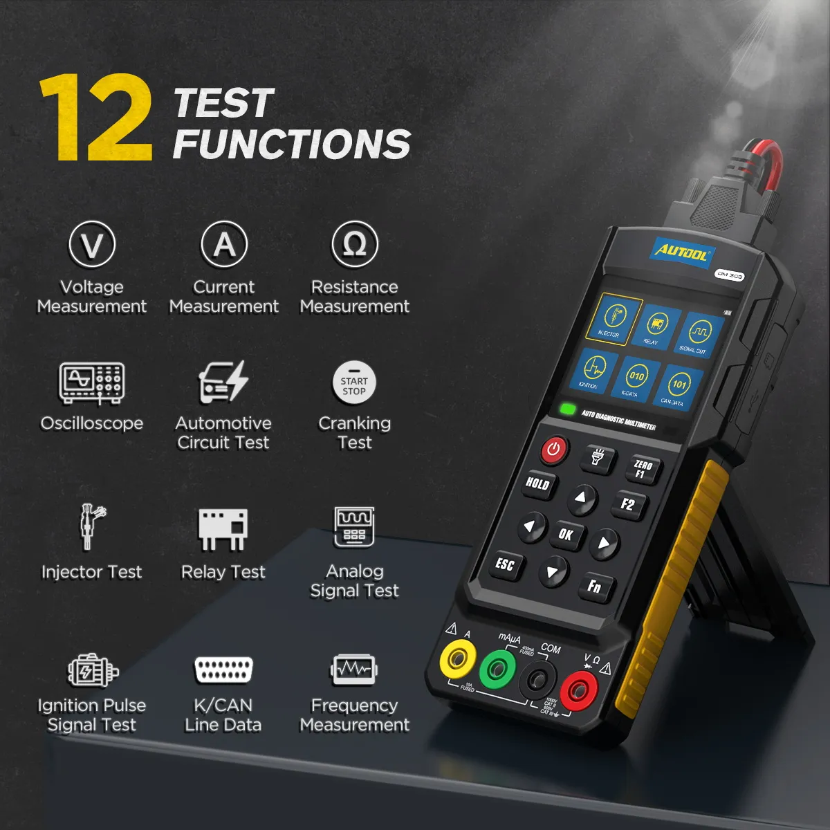 DHgate.com:AUTOOL DM303 Automotive Circuit Tester: Car Diagnostic Tool ...