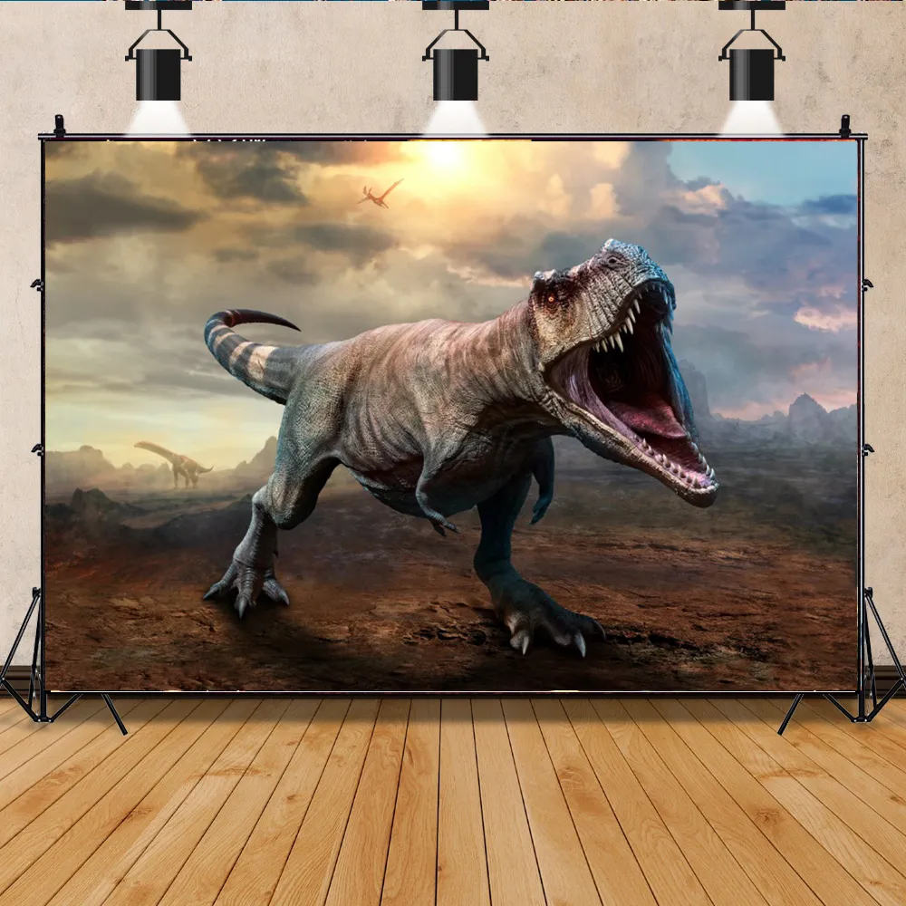 Jurassic World Backdrop Washable Polyester Dinosaur... From Ddmyhome ...