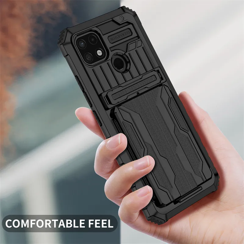 DHgate.com:2024Realme C21Y Phone Case with Card Holder, Stand ...