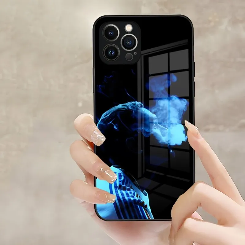 DHgate.com:"Stylish Glass Rap Case for iPhone Models 6 to 14 Pro ...