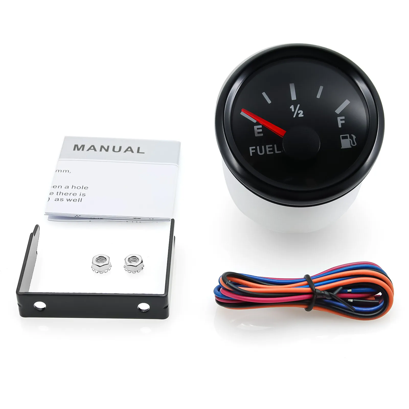 DHgate.com:2024 Universal 52mm Fuel Level Gauge with 9-32V Liquid Level ...