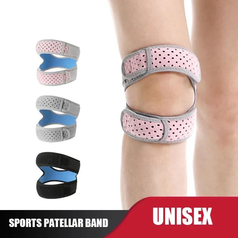 Adjustable Breathable Sports Knee Pad with Double Patellar Meniscus ...