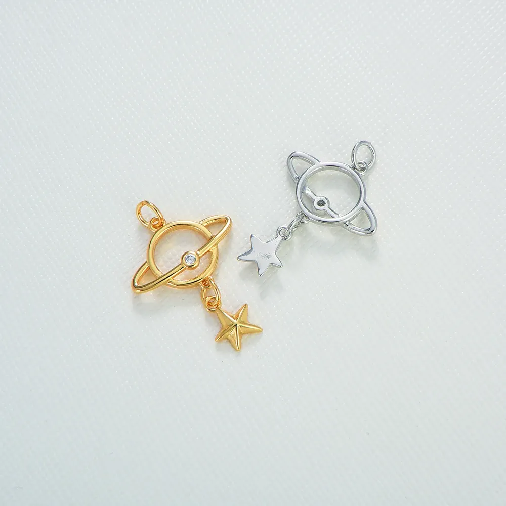 Celestial Charms: 3 Metal Pendants for DIY Jewelry - Lightning ...