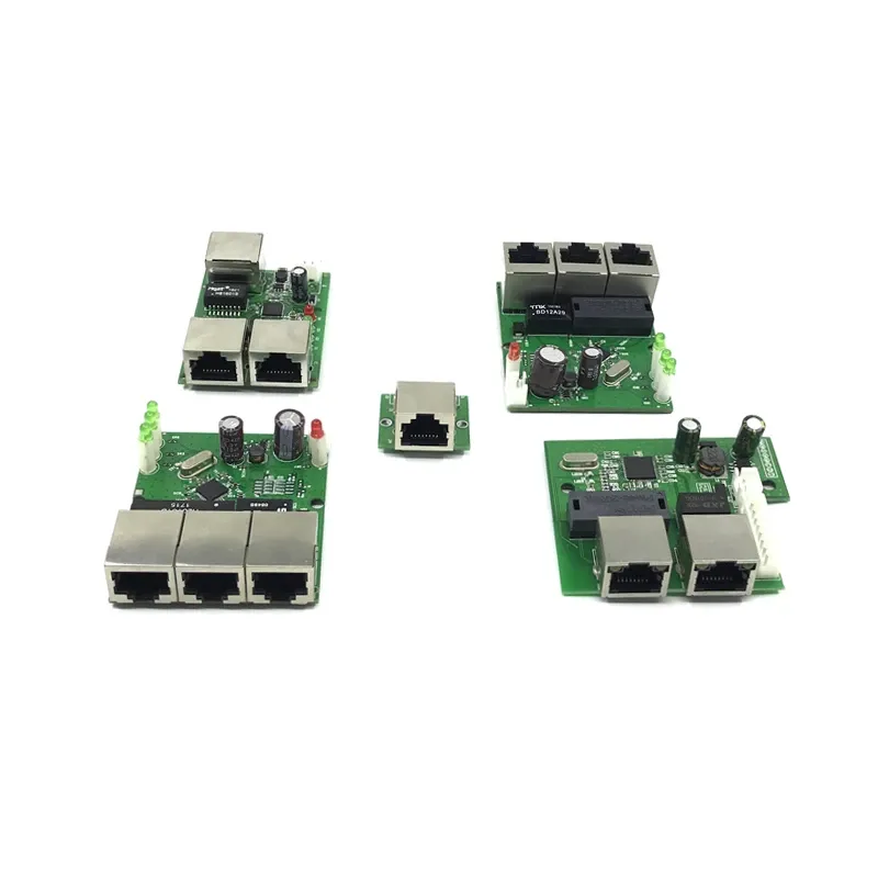 Compact 3-Port Network Hub Switch, Mini Fast 10/100Mbps Ethernet ...