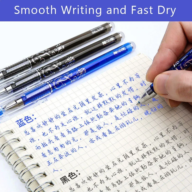 30-Piece Cute Erasable Gel Pens Set - 0.5mm Kawaii Pens for School ...
