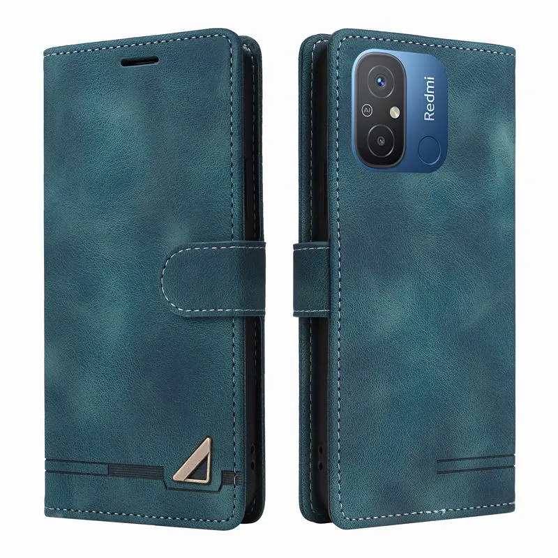 Xiaomi Redmi 12C Case Flip Leather Wallet Case, Magnetic Closure Book ...