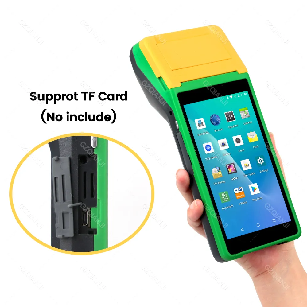 Android POS Device with 58mm Bluetooth Thermal Receipt Printer ...