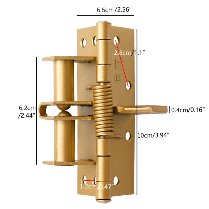 Invisible Self-Closing Door Hinge with Automatic 90 Degrees Positioning ...