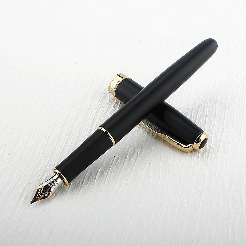 Luxury Quality Jinhao 75 Fountain Pen - Matte Black Student Calligraphy ...