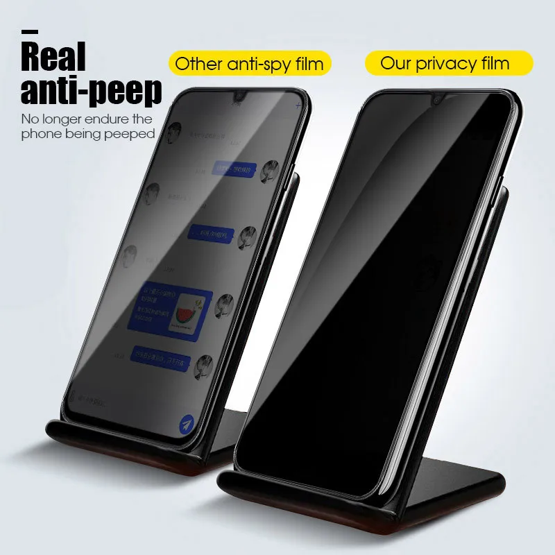 DHgate.com:2-Pack Privacy Glass Screen Protector for Samsung, Anti-Spy ...