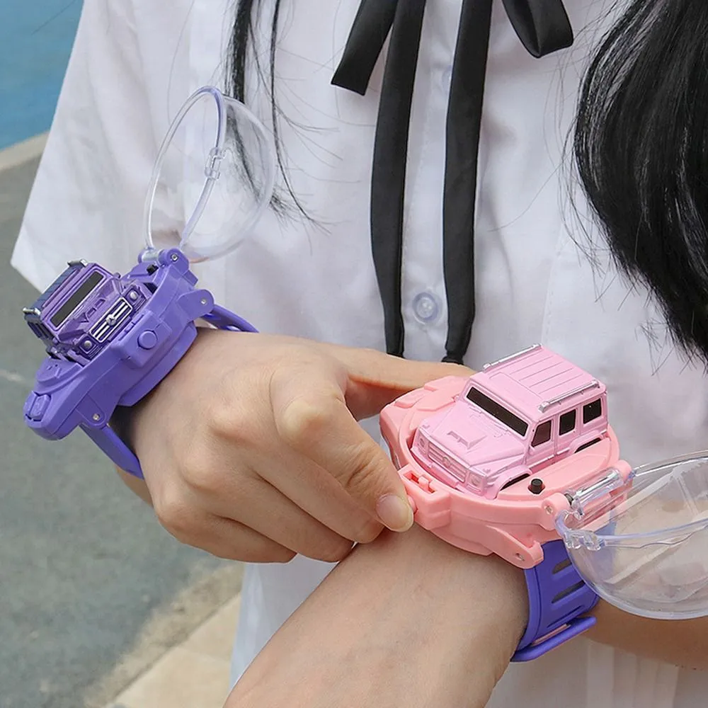 Mini With Detachable Wrist Strap Wearable Car Model RC Racing Toy Kid ...