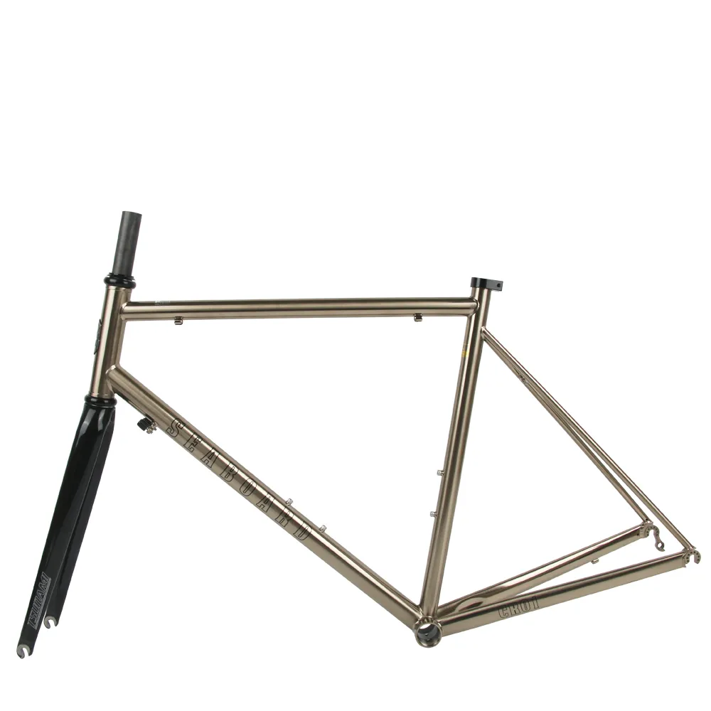 SEABOARD Ultralight Road Bicycle Frame TSUNAMI CR01 4130 Chrome ...