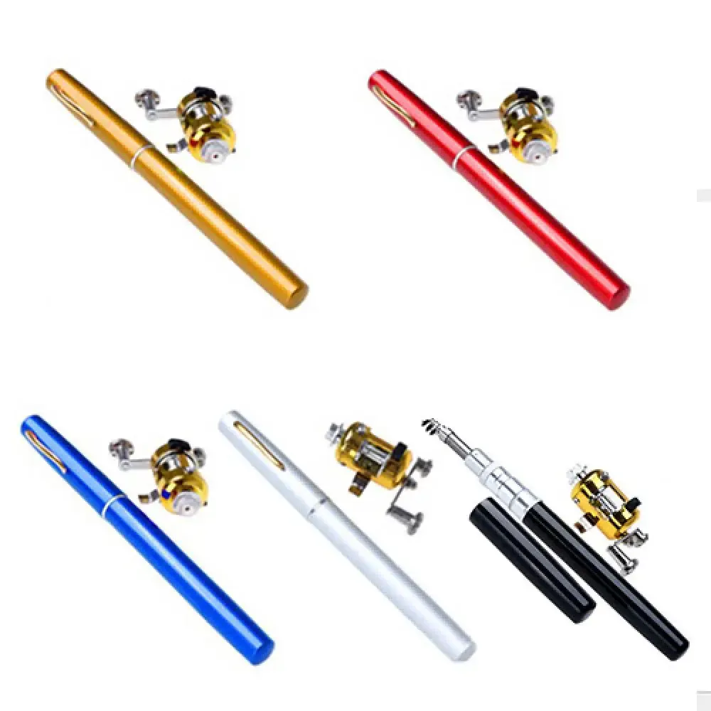 DHgate.com:Portable Mini Pocket Pen Fishing Rod, Aluminum Alloy Fishing ...