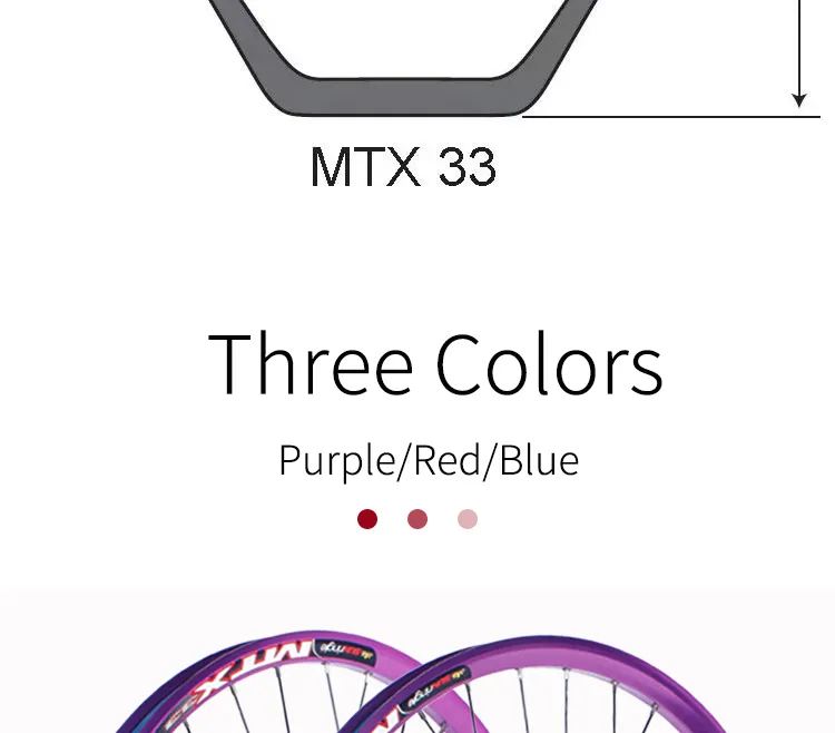 Sunringle Mountain Bike Wheel Set 27.5inch MTX33 MTB Aluminum Alloy ...